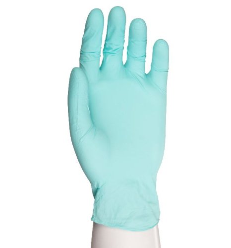 Perform 92398 Powder Free Nitrile Examination Glove, Large, Green (Pack ...