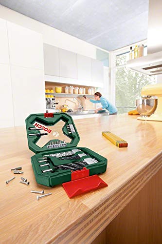 Bosch 34 Pieces X Line Titanium Drill And Screwdriver Bit Set For Wood