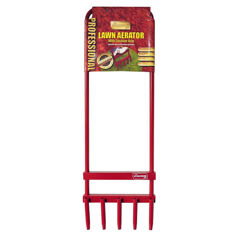 Kingfisher RC401 Pro Gold Lawn Aerator – Red – BigaMart