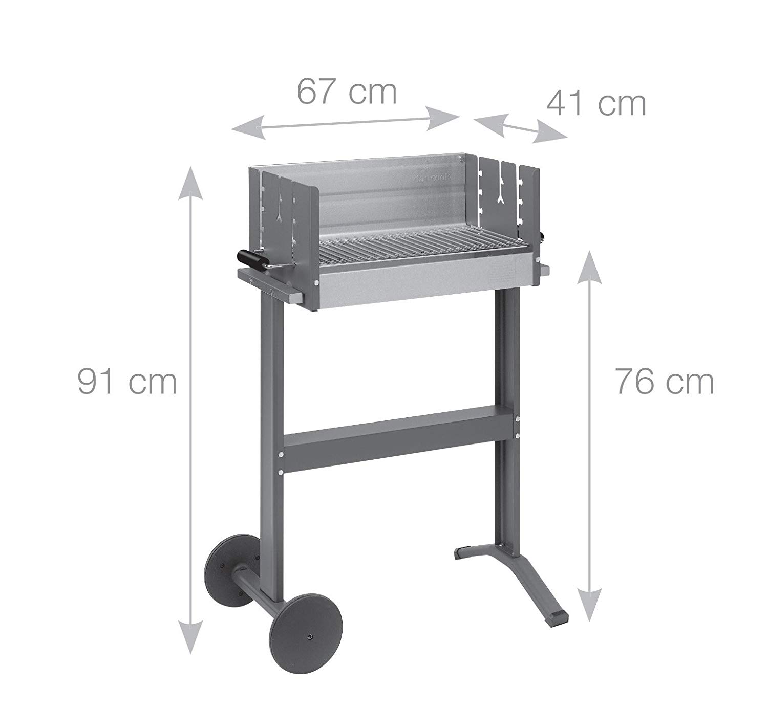 Dancook 5100 – Medium Barbecue Box Grill with Wheels. – BigaMart