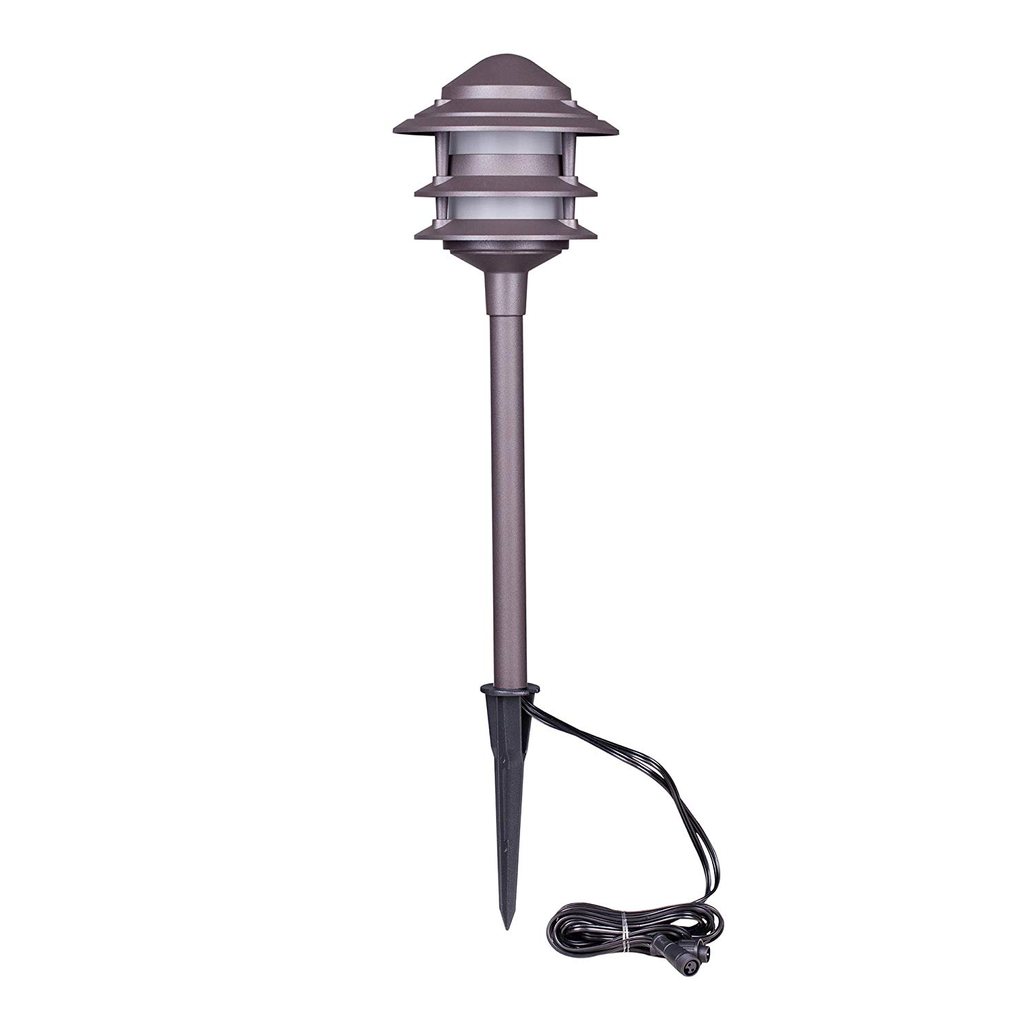 Duracell Outdoor Low Voltage Lights LED Garden Pathway & Spot Light Kit ...