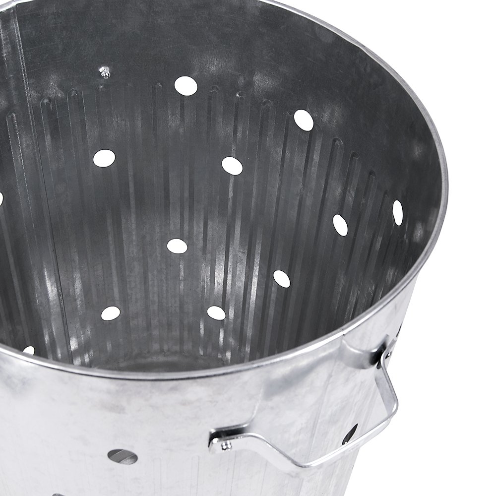 Fire Vida Extra Large Incinerator Galvanised Metal Garden Fire Bin ...