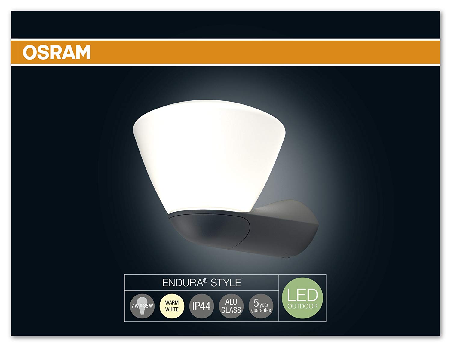 OSRAM LED wall-outdoor Luminaire / Endura Style Lantern Bowl ...