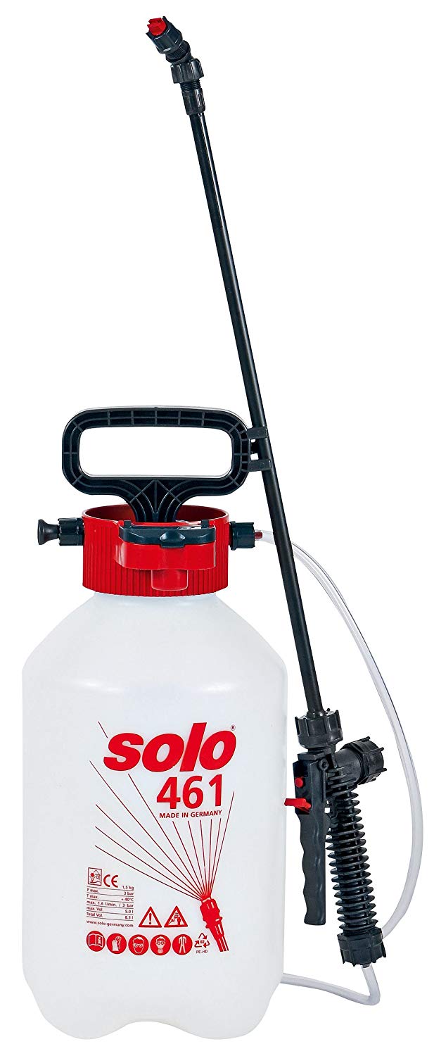 Solo 5L 45psi Piston Pump Manual Pressure Sprayers with Spray Lance ...