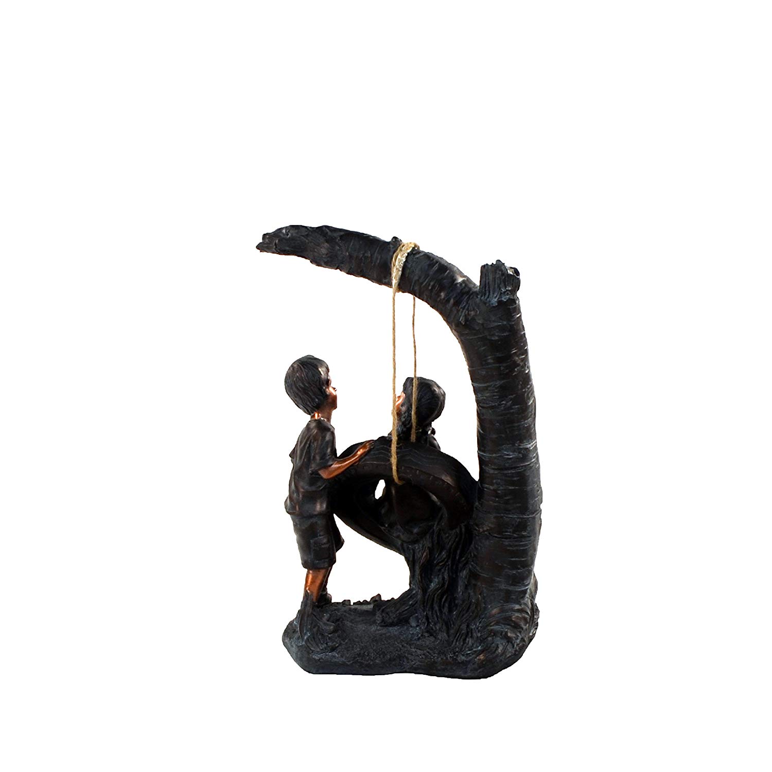 Europa Leisure TYRE SWING 50cm Bronze Effect statue, One size – BigaMart