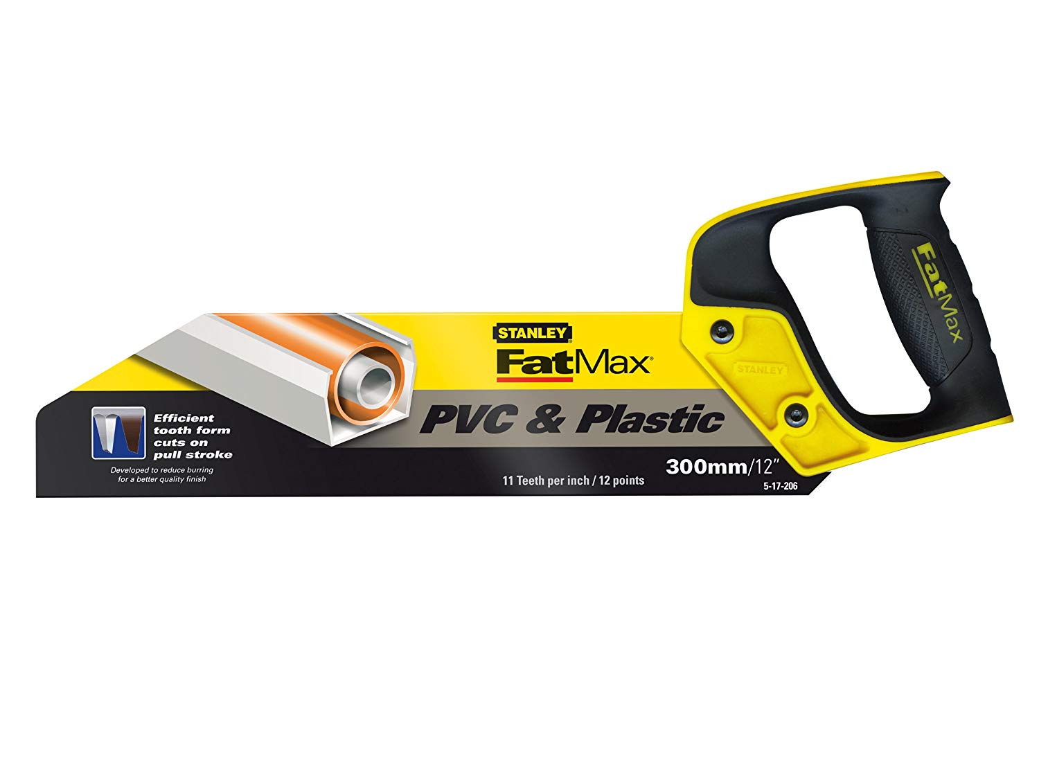 Stanley 217206 300mm/ 12-inch FatMax PVC and Plastic Saw – BigaMart