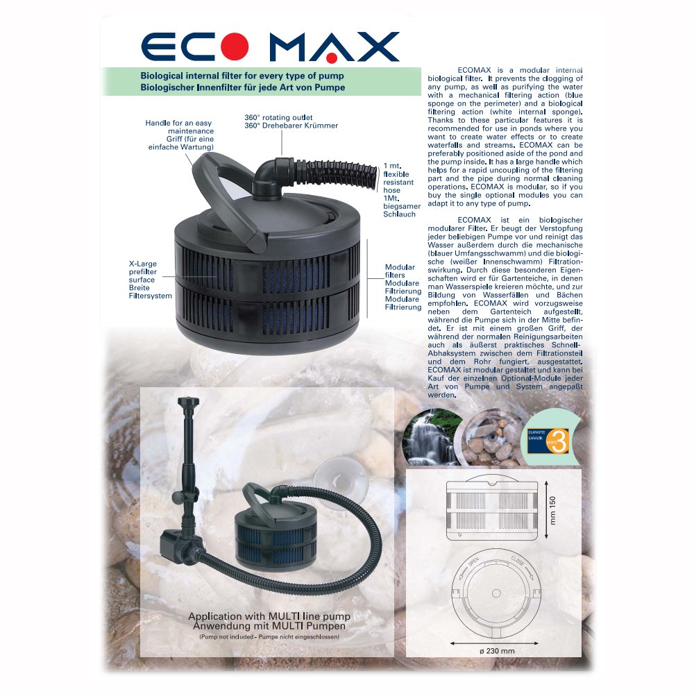EcoMax – Filter Modular (Mechanical and Biological Action) – BigaMart