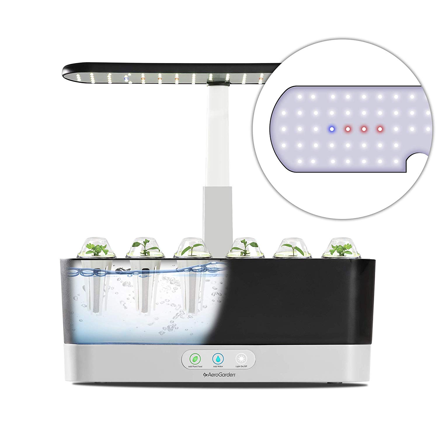 AeroGrow AeroGarden Harvest Slim Indoor Garden, Black – BigaMart