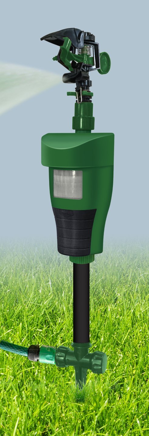 Defenders STV415 Jet-Spray Pond & Garden Protector, Green, 32.7×10.5×10 ...