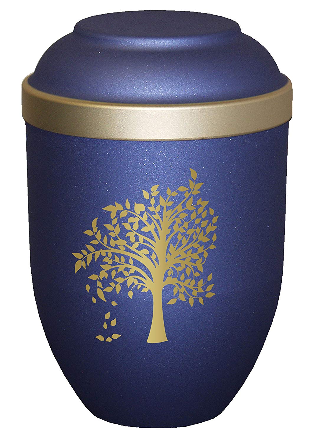 Urns UK Cremation Ashes Biodegradable Urn-Tree Blue, Organic Materials ...