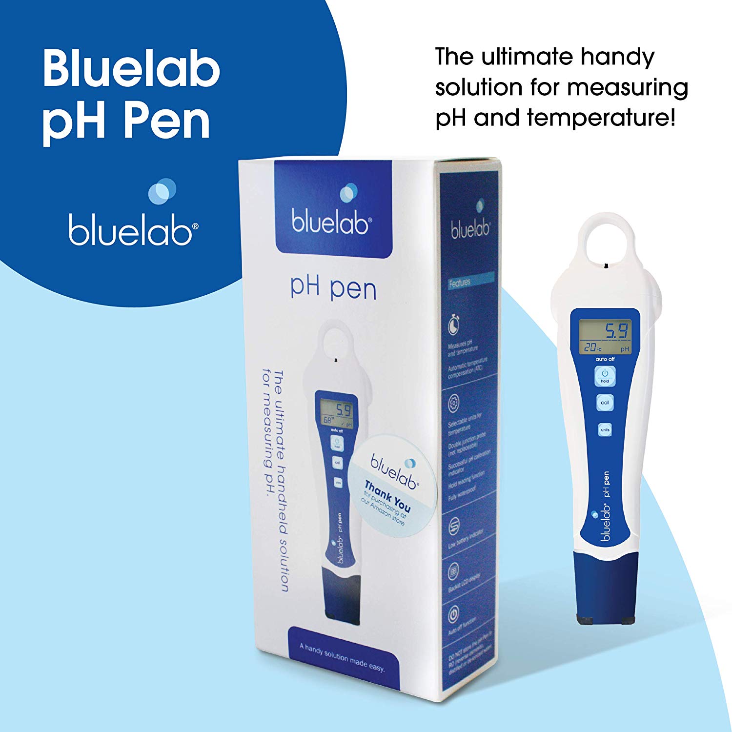 Bluelab PENPH pH Meter, White, Pack Of 1 – BigaMart