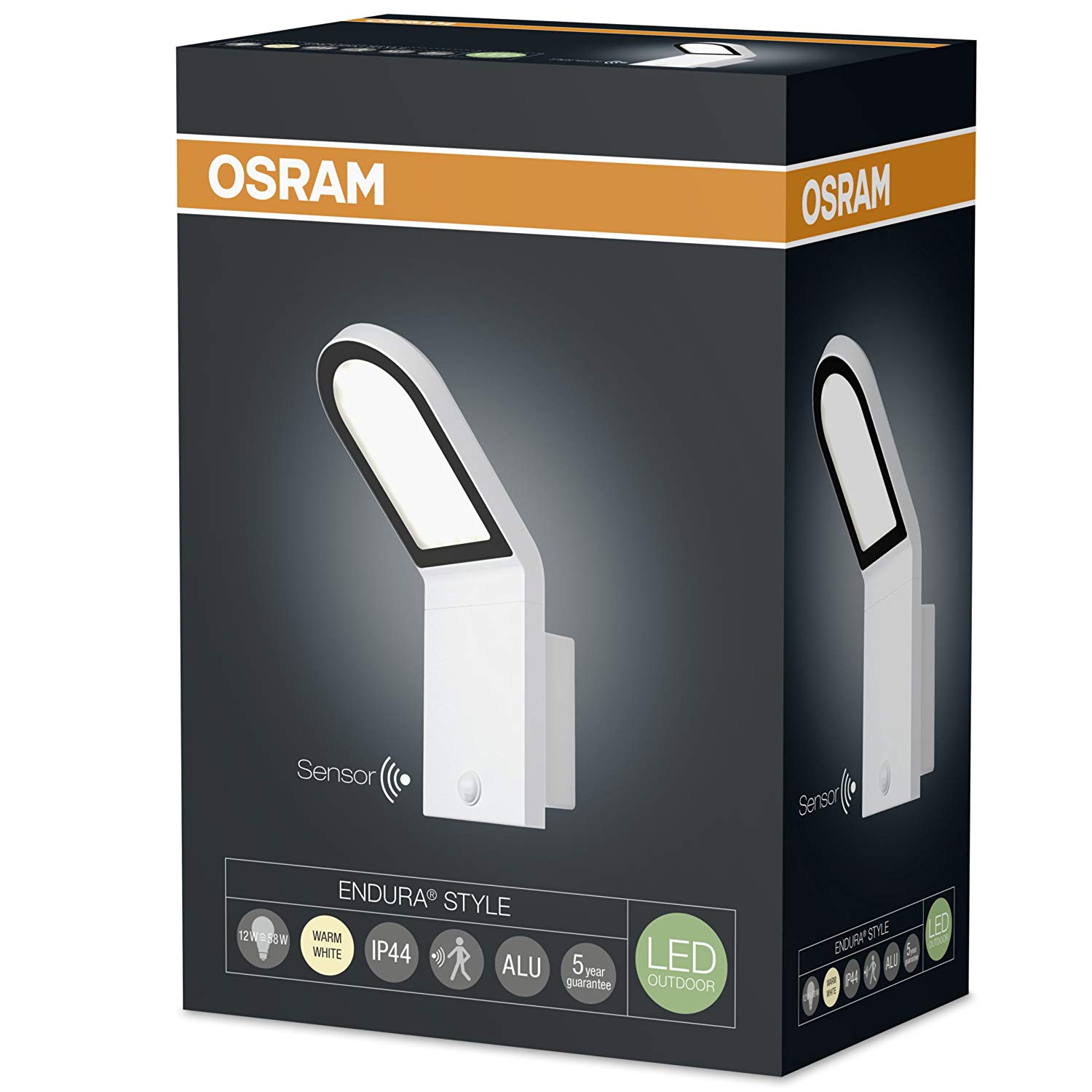 OSRAM LED outdoor Luminaire / Endura Style Wall / Aluminium Body ...