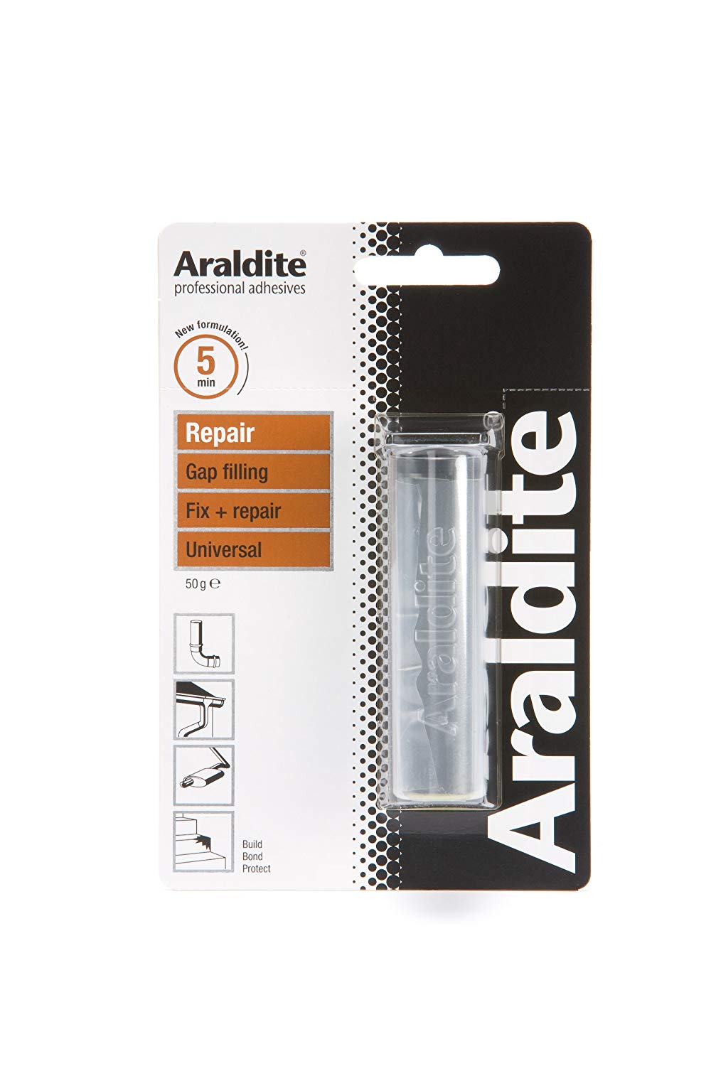 Araldite Repair Putty Extremely Hard Setting Filler Solution with High ...