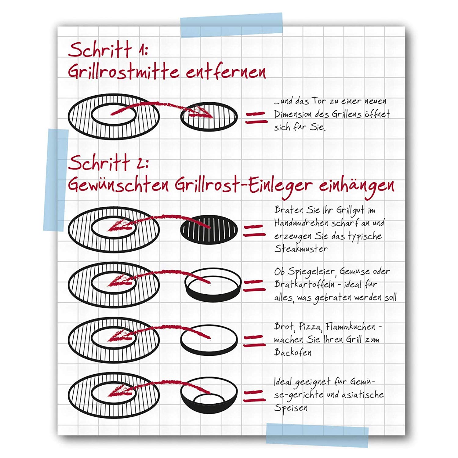 Cast Iron Cooking Grid for Use with 57cm Grid-in-Grid System – BigaMart