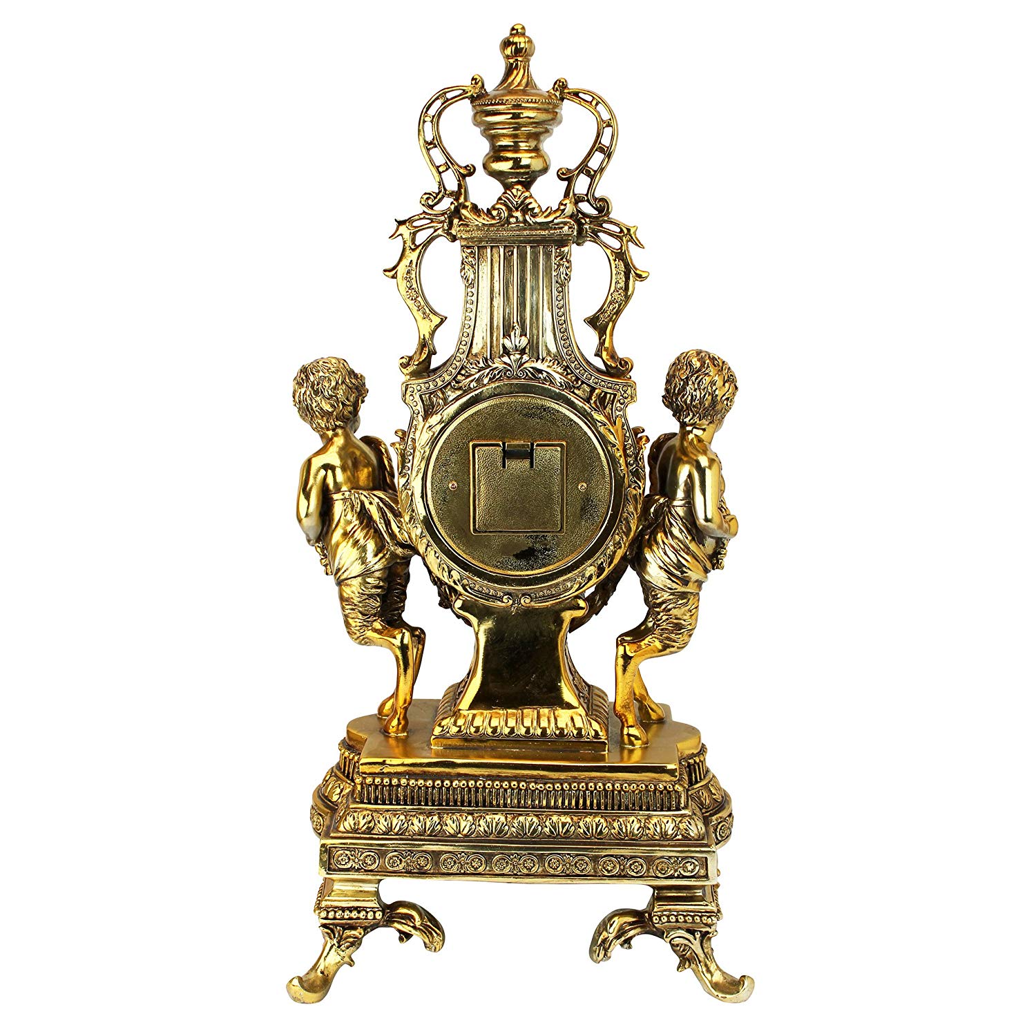 Design Toscano Grande Chateau Beaumont Mantel Clock, 61 cm, Polyresin ...