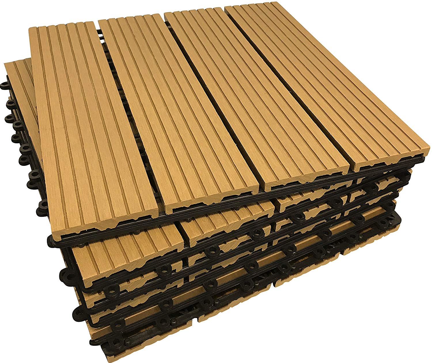 The Famous Click-Deck Composite Decking Tiles – Patio, Balcony, Roof ...