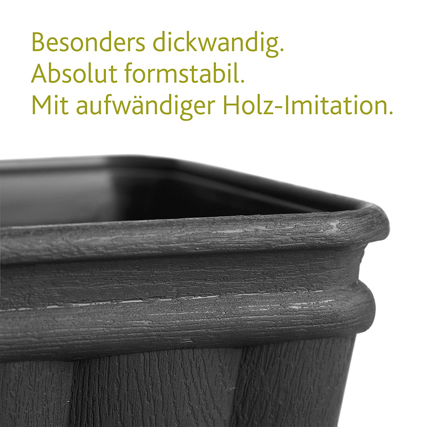 Emsa 506708 BALCONE Window Box 75 x 17 x 15 cm, anthracite - BigaMart