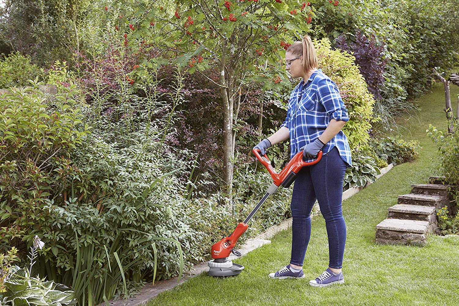 Flymo Contour Cordless 20V Li Grass Trimmer, 20V Li-Ion Battery, 25cm ...