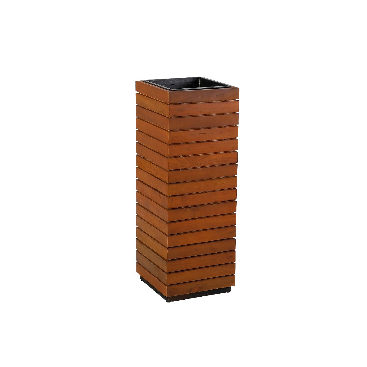 greemotion Column Planter, FSC 100% Acacia Wood Tall Planter Pot with ...