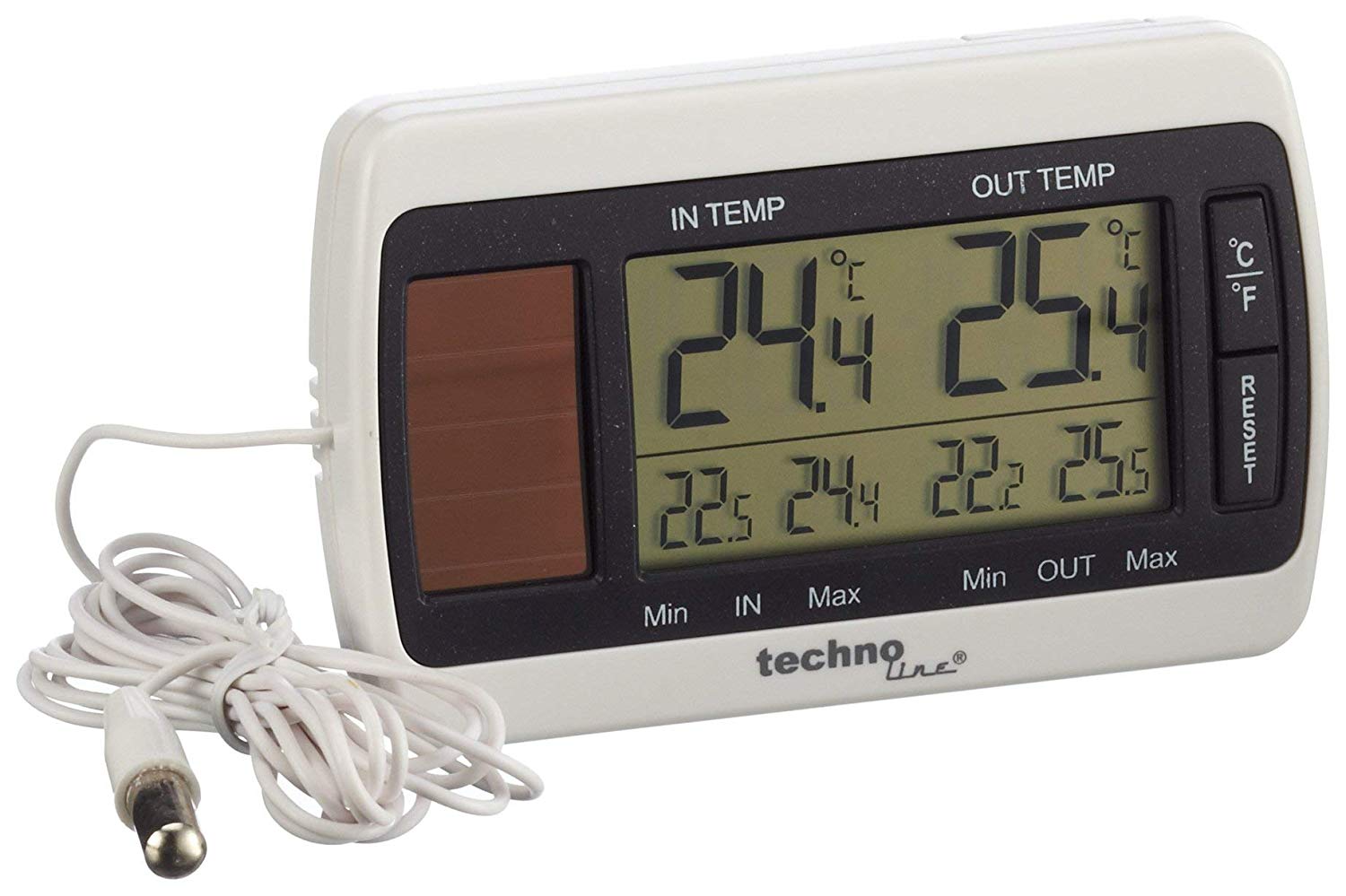 Technoline Smart Effects WS 7008 Indoor and Outdoor Temperature Display ...