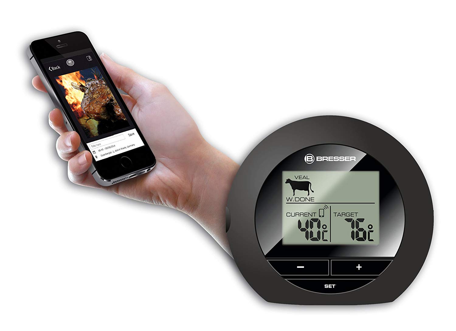 BRESSER Bluetooth BBQ Thermometer – BigaMart