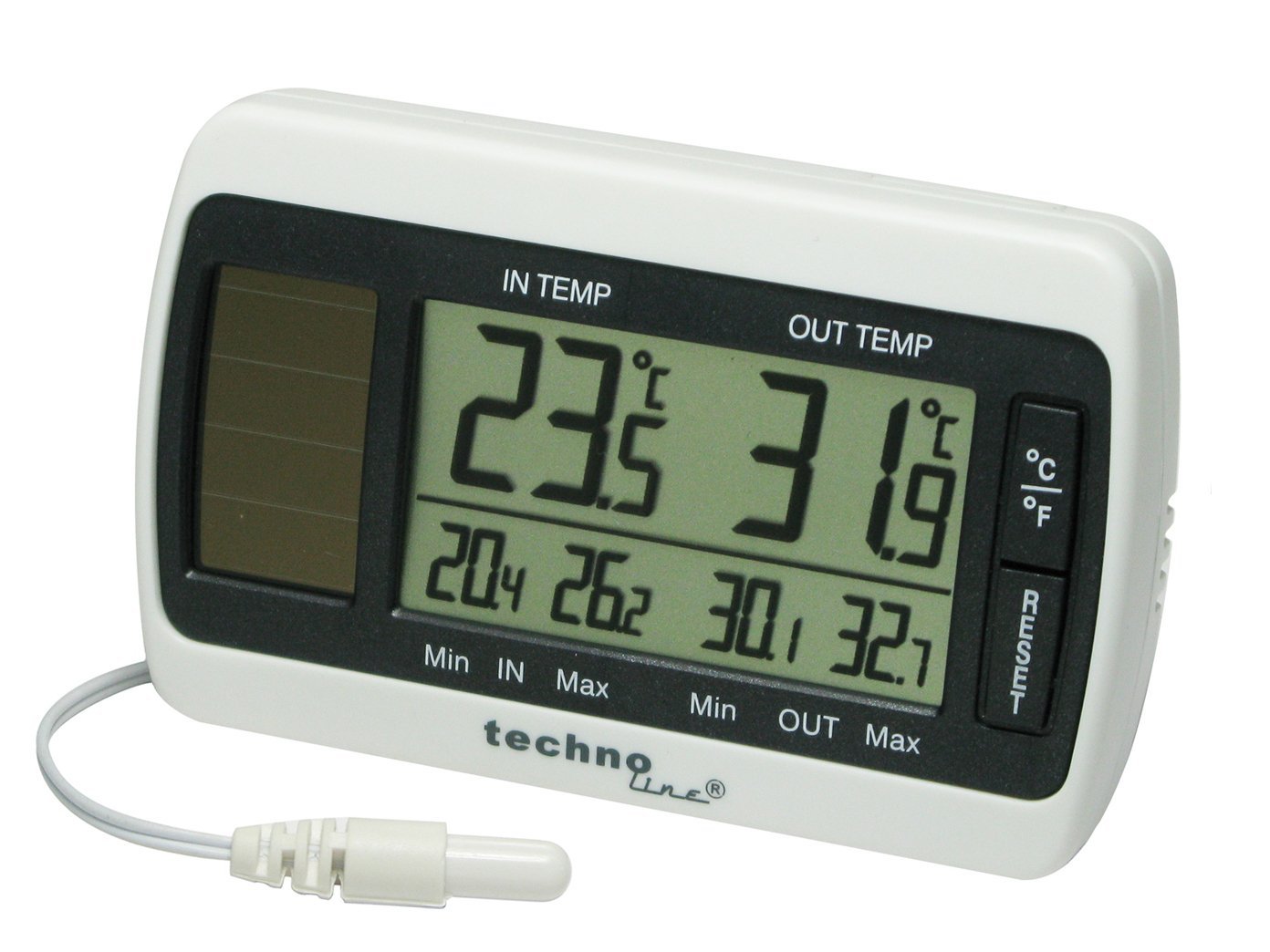 Technoline Smart Effects WS 7008 Indoor and Outdoor Temperature Display ...