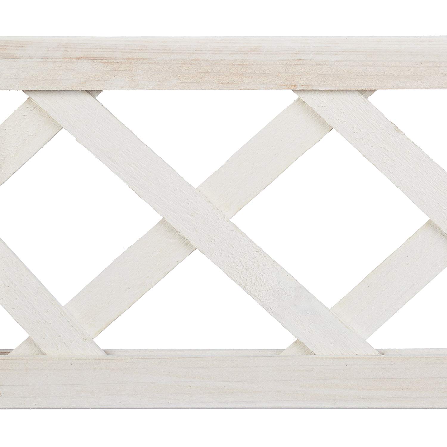 Relaxdays Wooden Push-In Fence Set of 2, Garden Ornament, Low Lawn ...