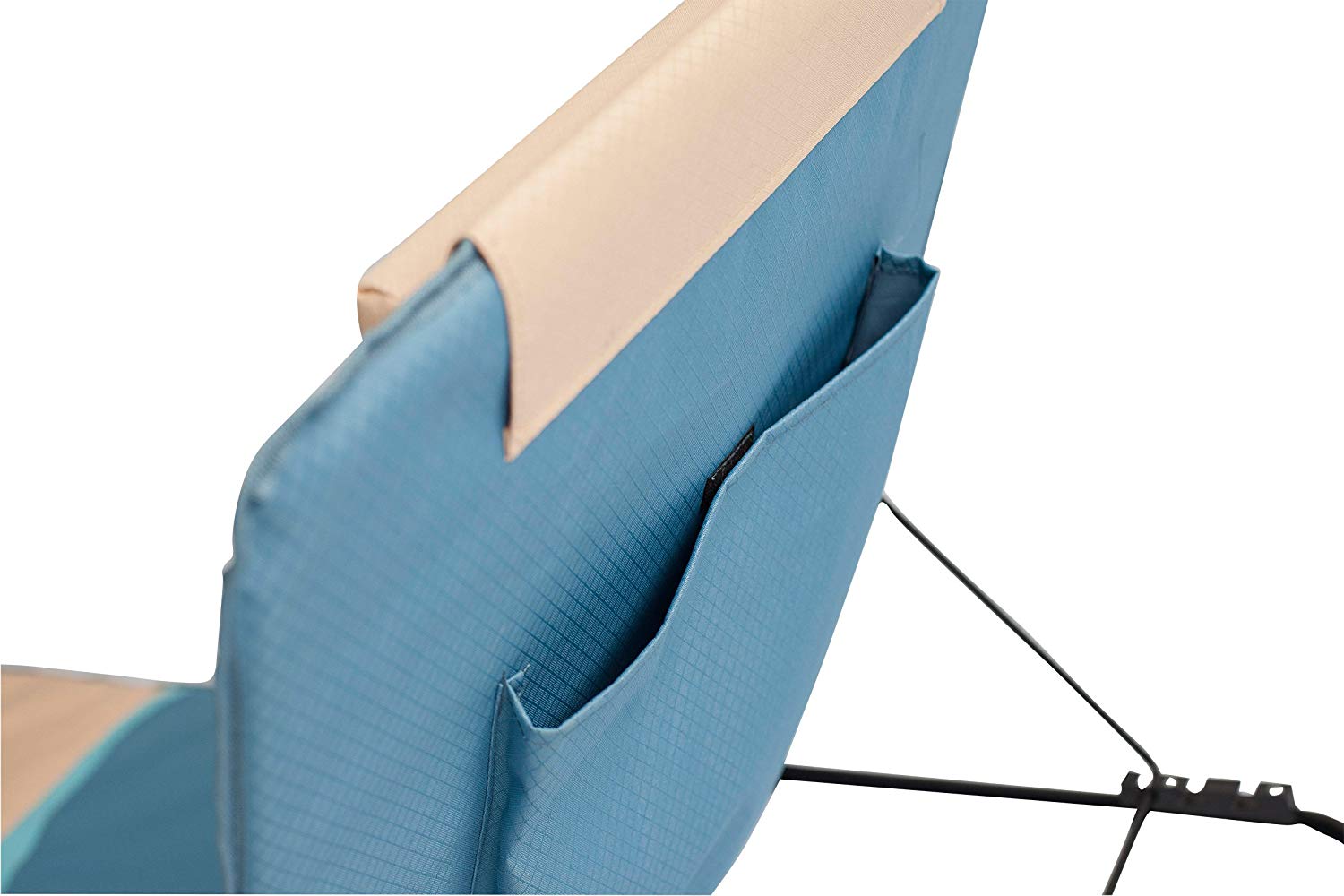 Meerweh Portable, Folding, Paded Beach mat with Adjustable Back Rest ...