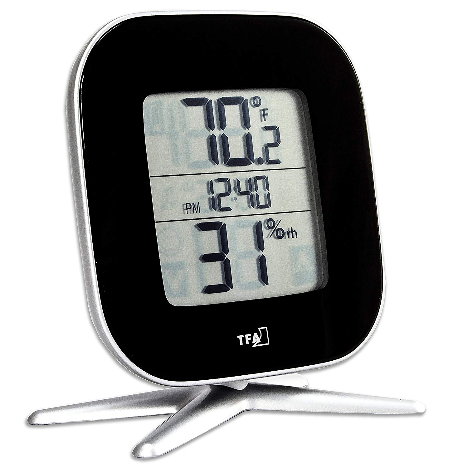 TFA 30.5030.01 Tivi Digital Thermo Hygrometer – Black – BigaMart