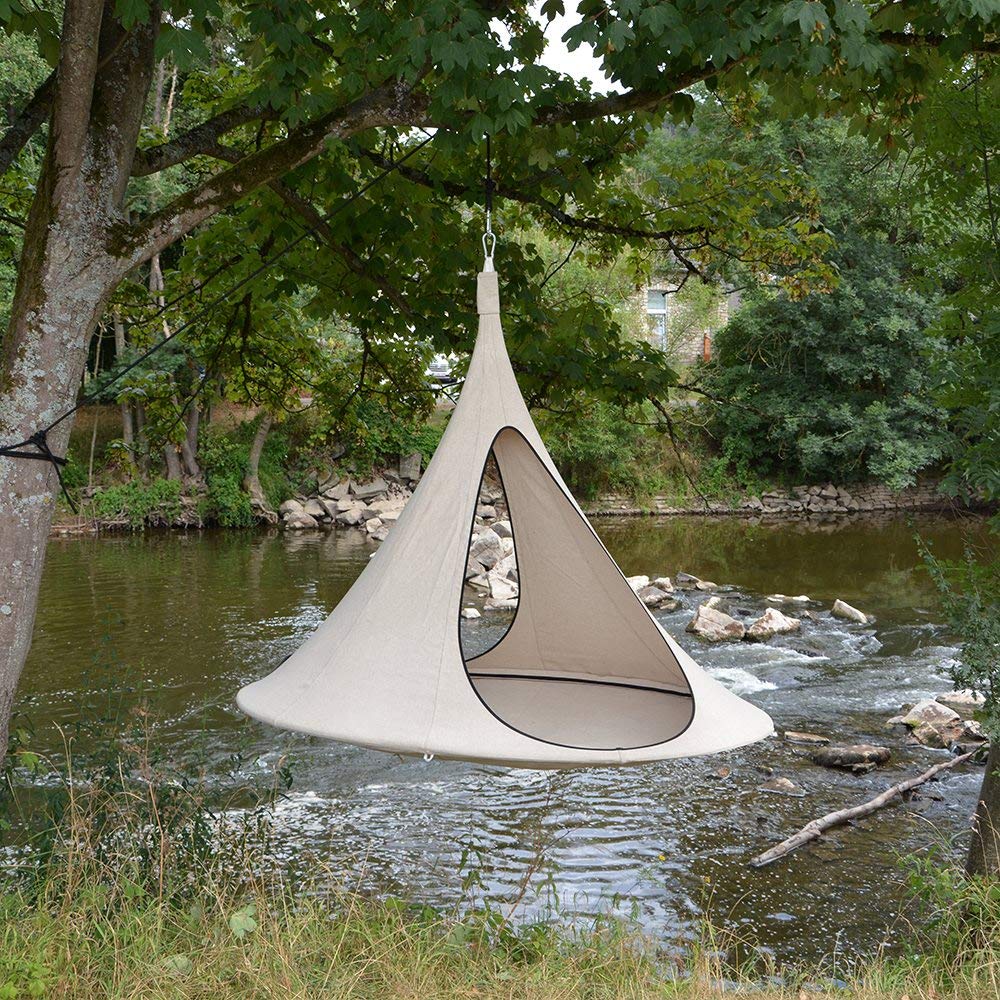Cacoon Songo Indoor/Outdoor Hanging Chair, Moon – BigaMart