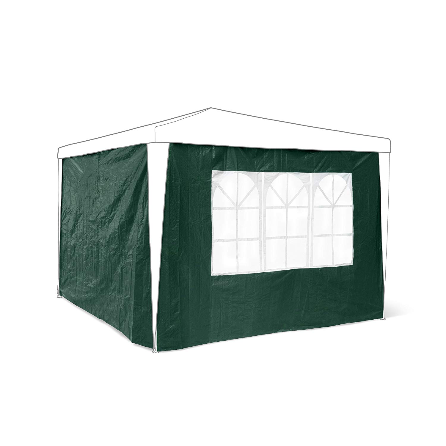 Relaxdays Side Parts Set of 2 for 3x3m Gazebo Pavilion Tent, Walls w ...