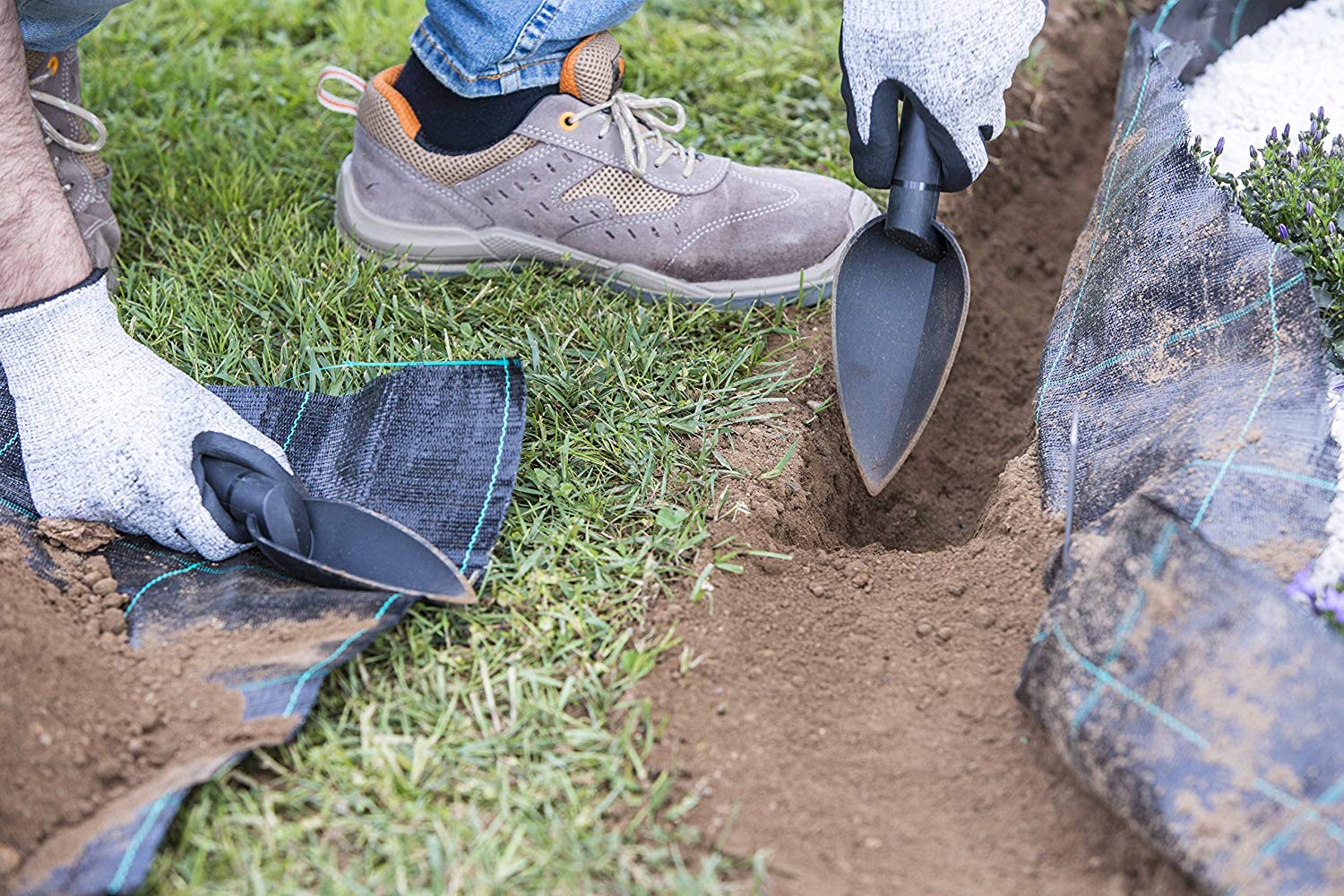 Epoca Epocadeco Plastic Border, Brown, 600×11.5×30 cm – BigaMart