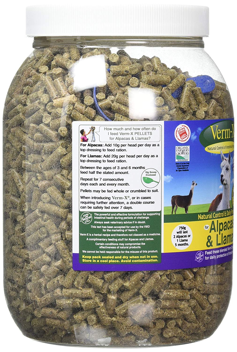 Verm-X Other HERBAL PELLETS FOR ALPACAS & LLAMAS, clear – BigaMart