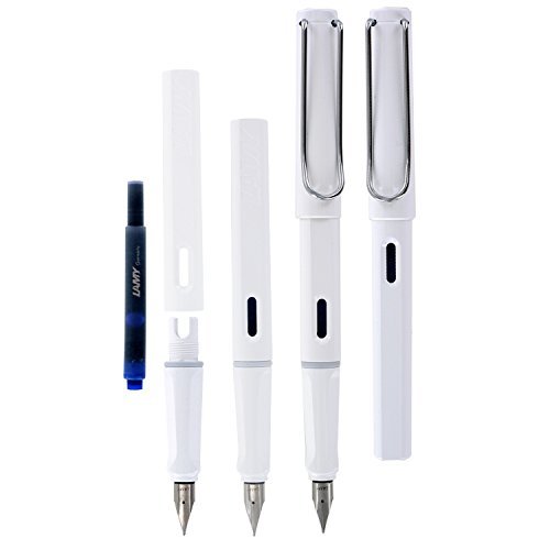 LAMY Safari Medium Nib Fountain Pen – White – BigaMart