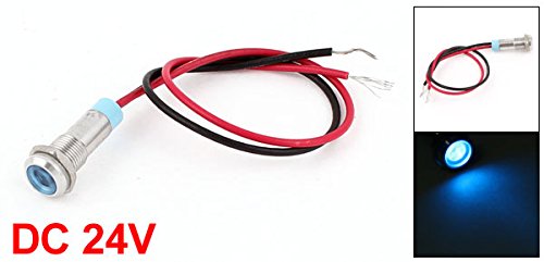DC 24V 14.5cm Long Cable Blue Light Water Heater Indicator Lamp – BigaMart
