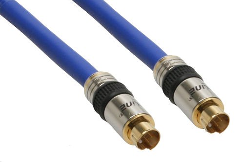 InLine® 89954P Premium S-VHS Cable / 4-Pin S-Video Male to S-Video Male ...