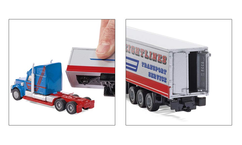 siku 1806 FREIGHTLINES Road Train, Multicoloured – BigaMart