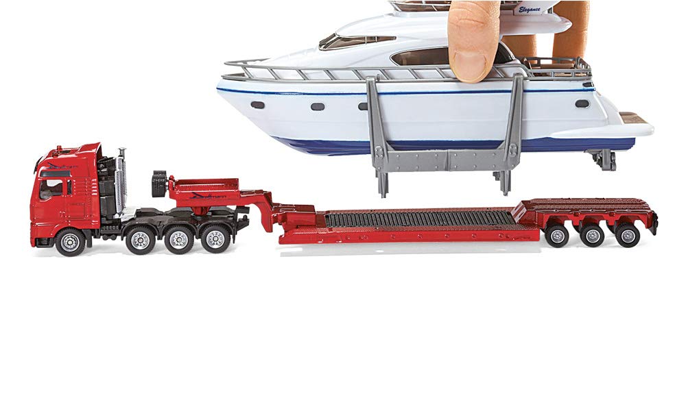 SIKU 1849 Super MAN Heavy Load Transporter with Yacht, Multicoloured ...