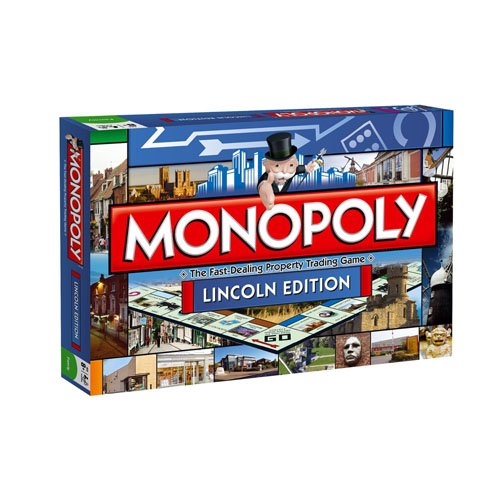 Winning Moves Lincoln Monopoly Board Game – BigaMart