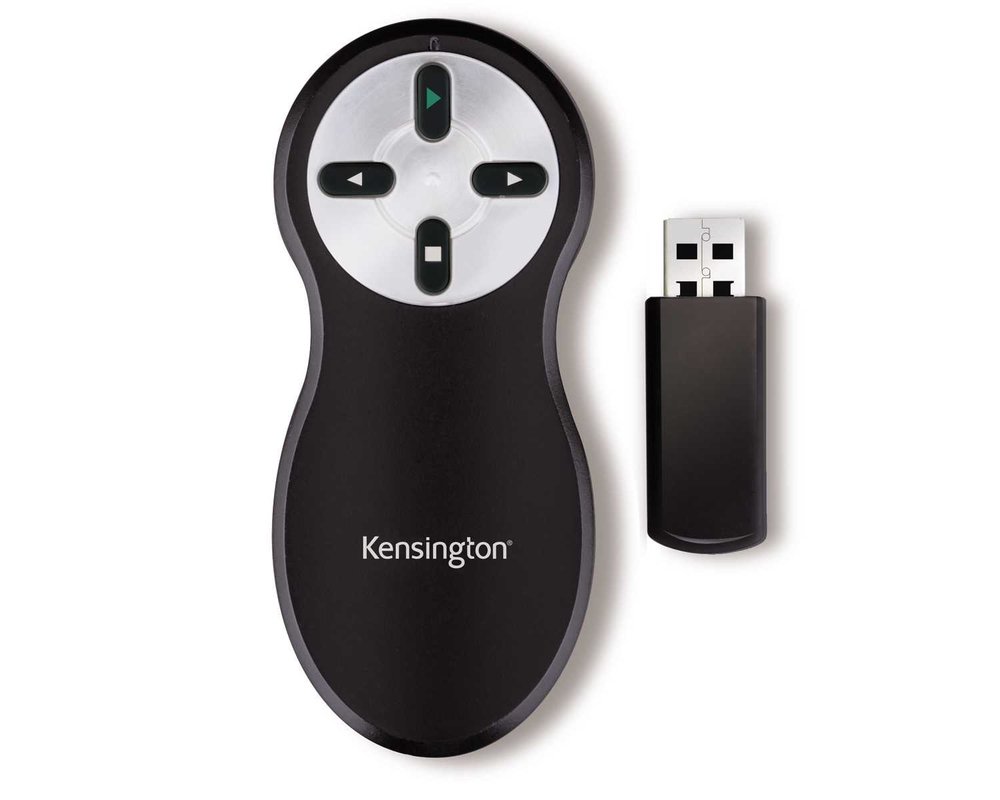 Kensington Non-Laser Wireless USB Presentation Clicker, Compatible with ...