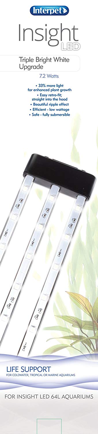 Interpet LED Bright White Upgrade for the Interpet Insight 64L Aquarium ...