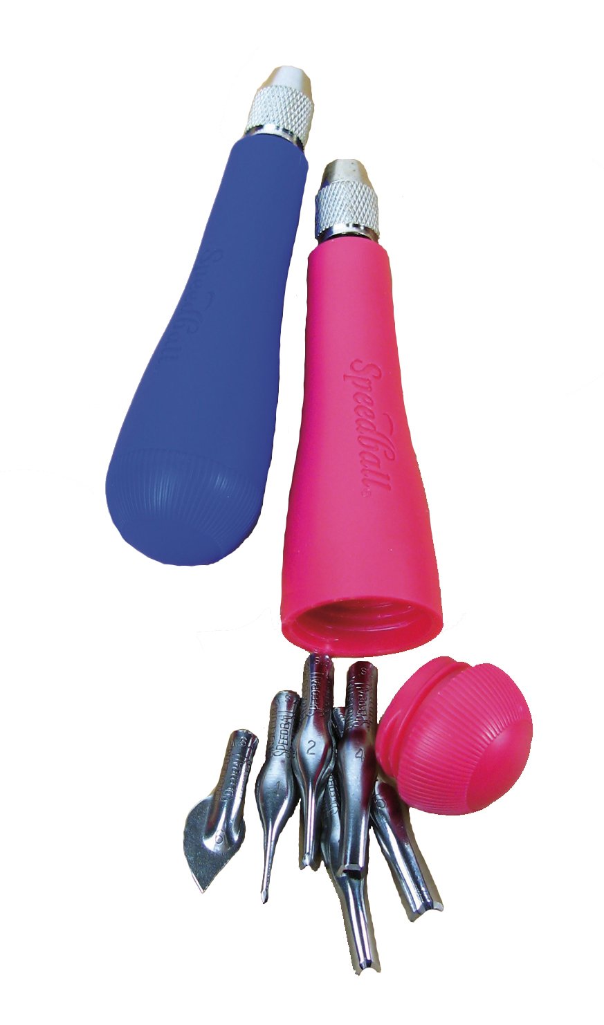 Speedball Assortment Boxed (2 Lino Handles, 1 Each of Cutters No 1, No ...