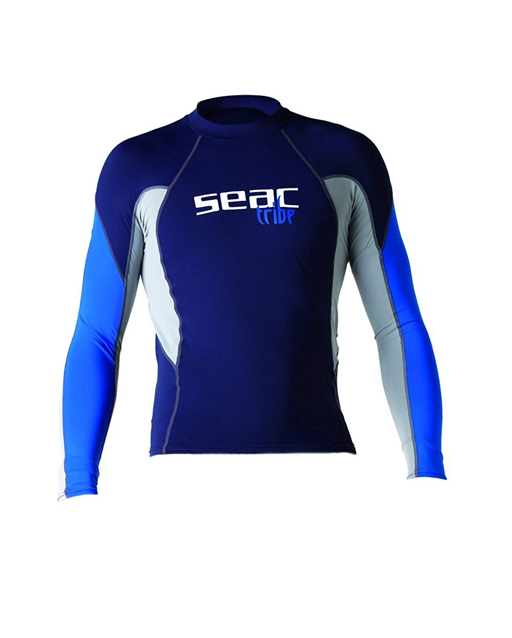 SEAC Men’s RAA Evo Long Sleeve Rash Vest UV Swim and Snorkeling Top ...