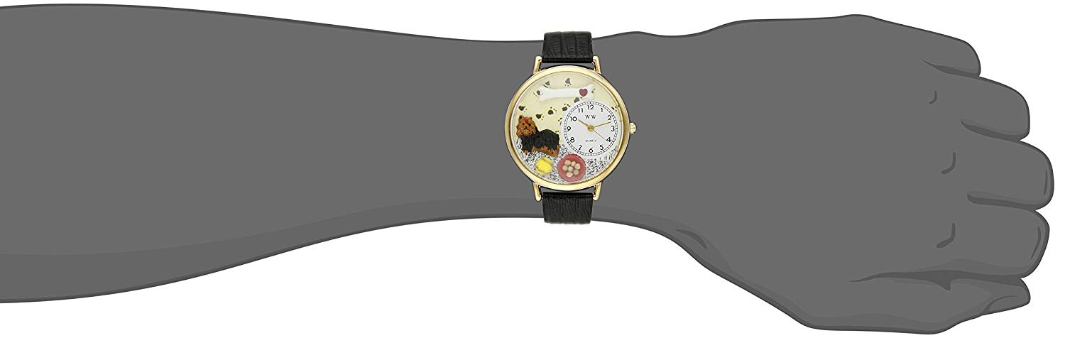 Yorkie Watch in Gold (Large) – BigaMart