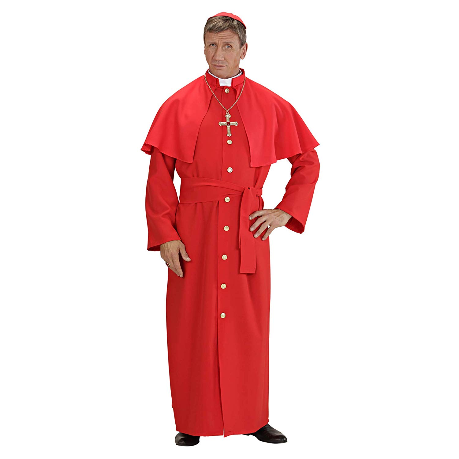Cardinal Red Costume Medium for Holy Pope Vicar Priest Church Fancy ...
