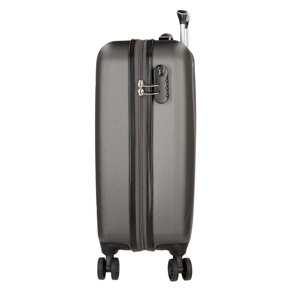 Roll Road Camboya Grey Cabin Suitcase 40 x 55 x 20 cm Rigid ABS ...