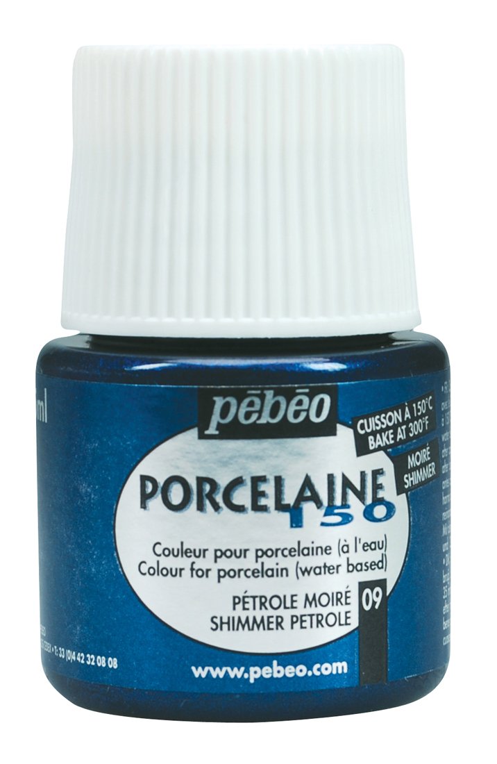 Pebeo 24109 Porcelaine 150 China Paint 45-Milliliter Bottle, Shimmer ...