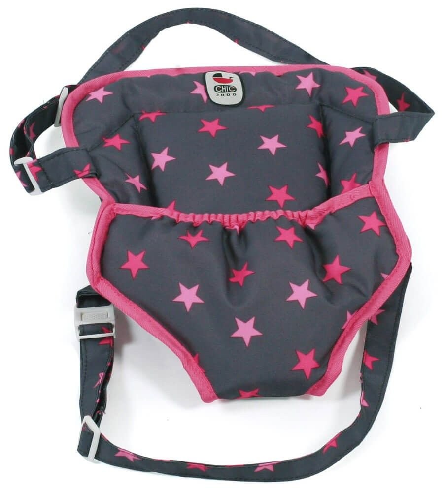 Bayer Chic 2000 782 82 Doll Carrying Strap Doll Carrier Pink Stars ...