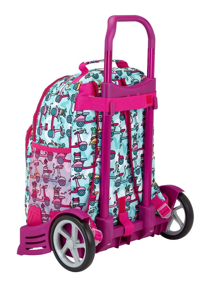 Blackfit8 “Scooter” Ergonomic Backpack with Safta Evolution Trolley ...