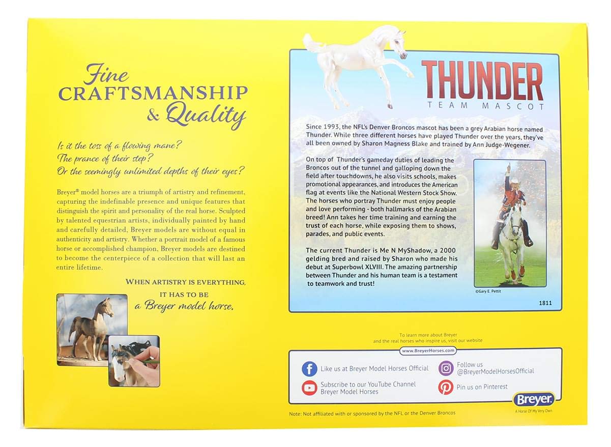 Breyer Thunder Traditional Model – BigaMart